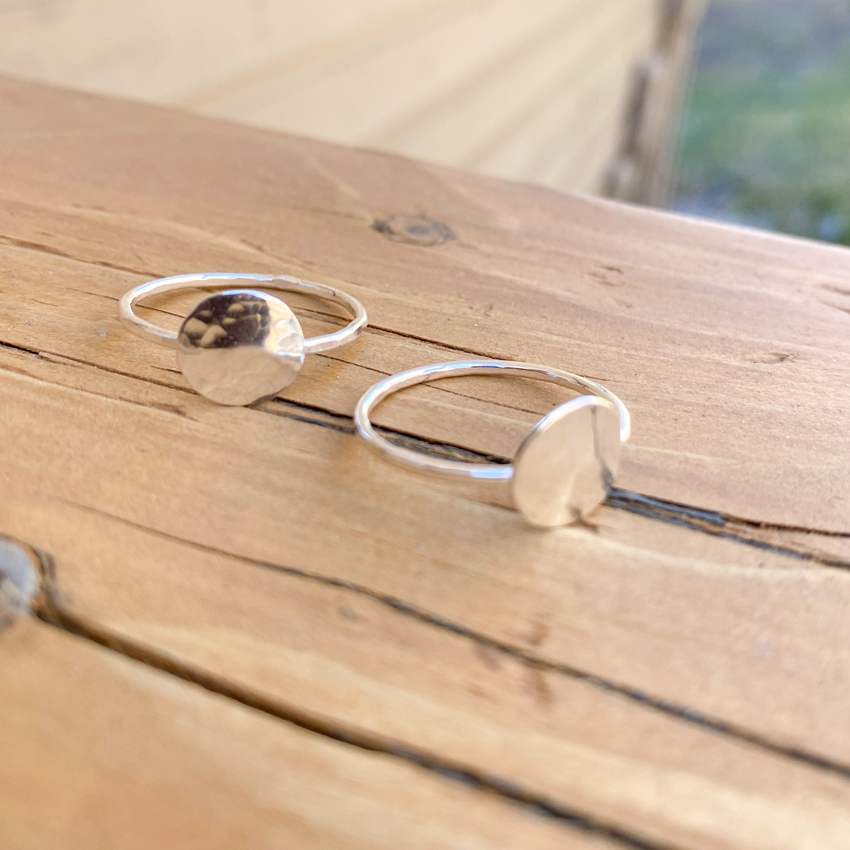 Micro circle ring – Jennifer Engel Designs