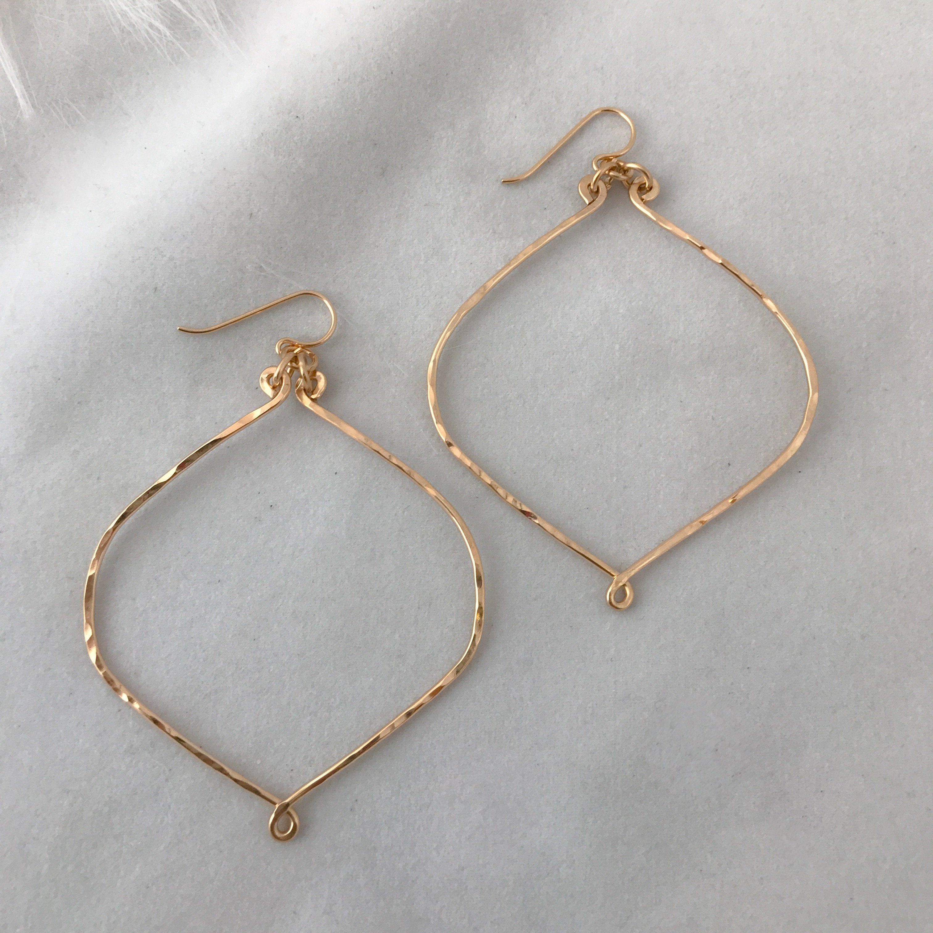 Large Sandrina Hoop earrings – Jennifer Engel Designs