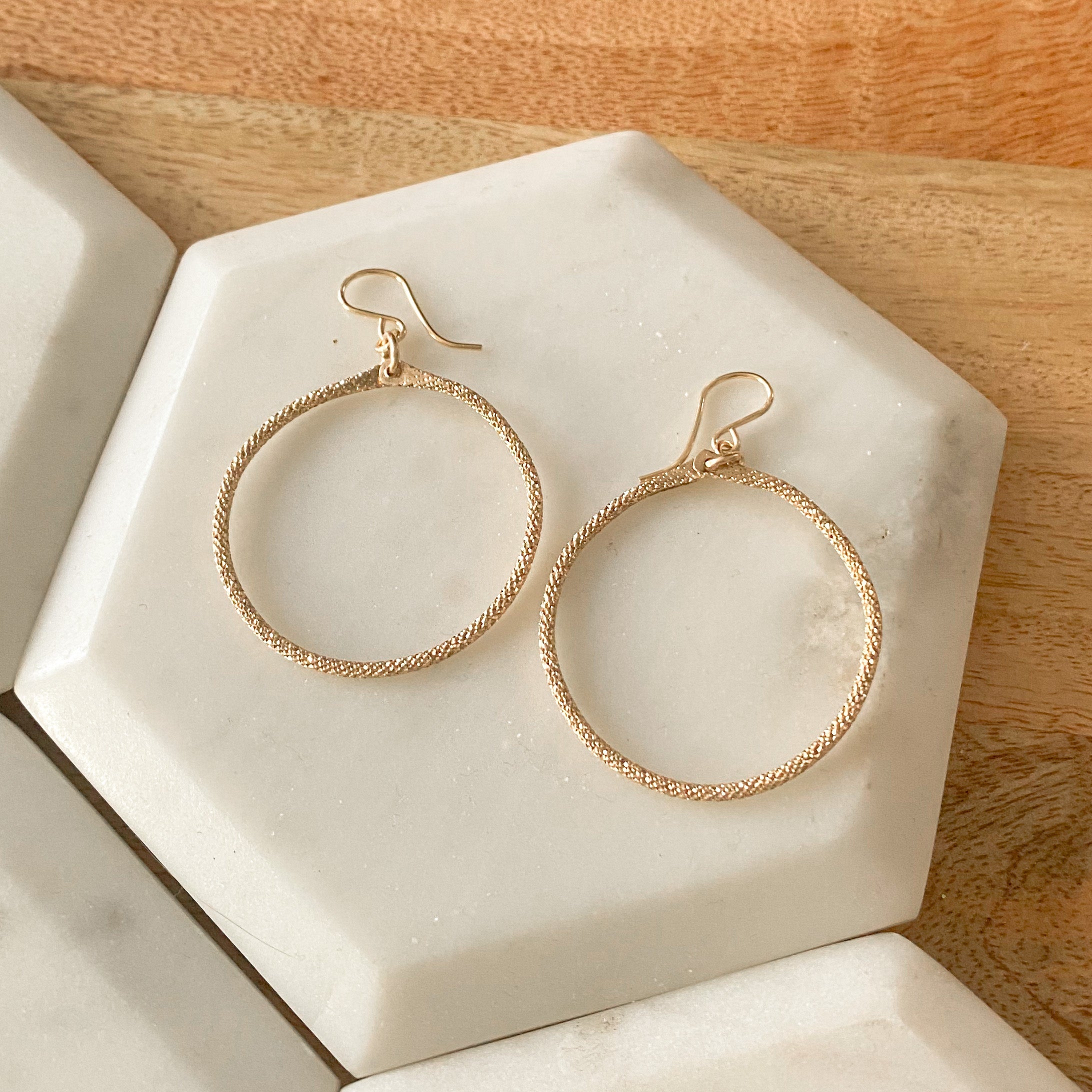 Sparkle Round Hoops – Jennifer Engel Designs