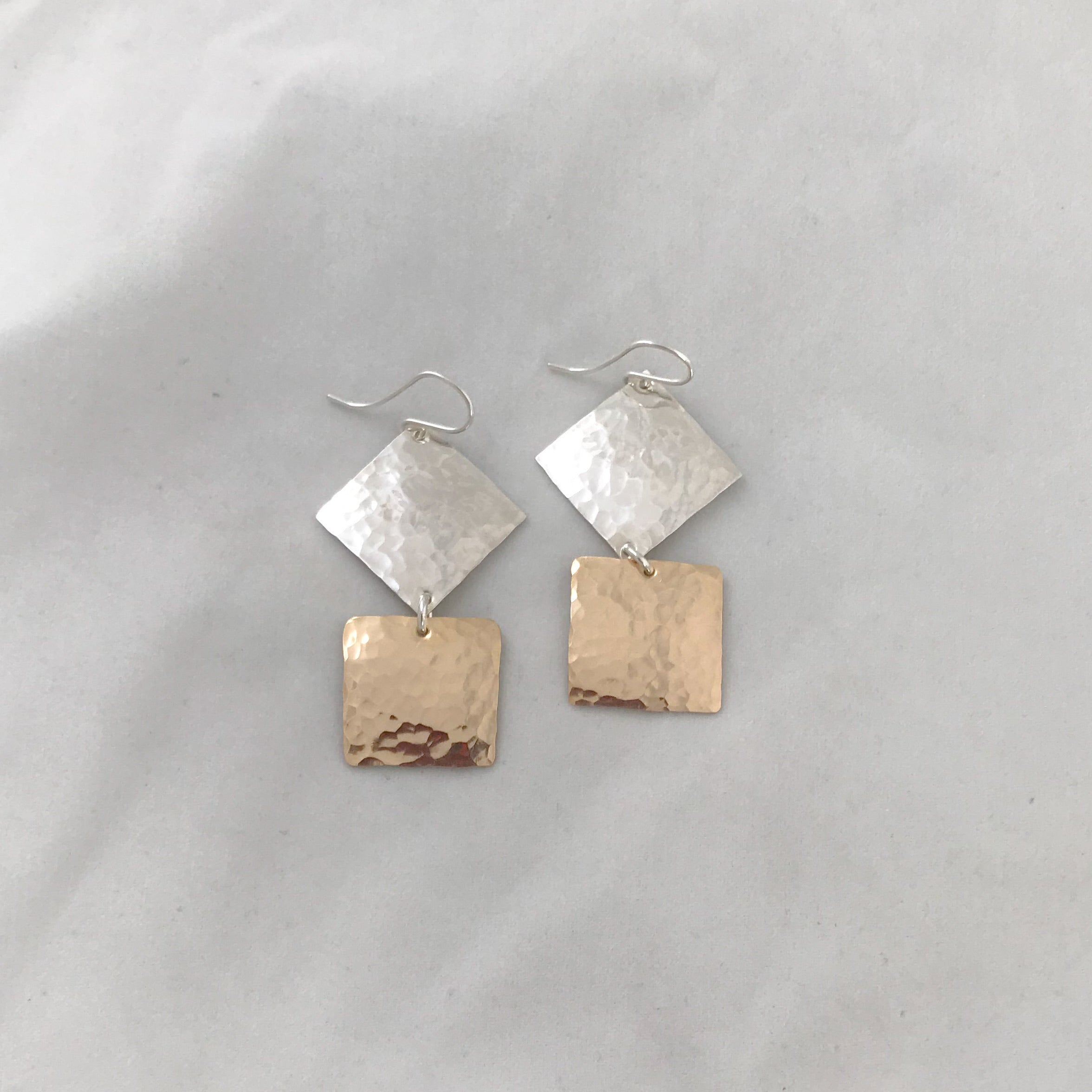 Double Square Earrings – Jennifer Engel Designs